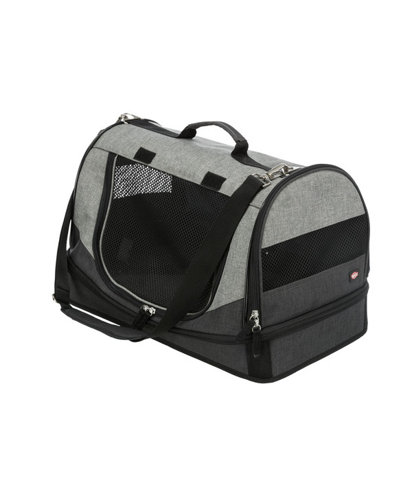 Trixie Transporttasche Holly, schwarz/grau, ca. B50/H30/T30 cm | Dehner
