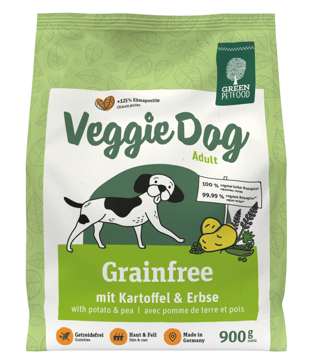 GREEN PETFOOD Trockenfutter für Hunde VeggieDog Grainfree Adult ...