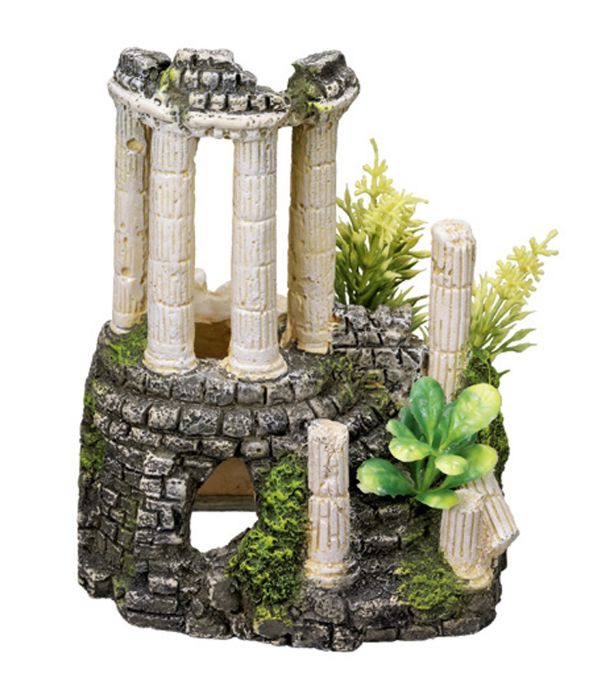 Nobby Aquariumdeko Antike Säulen mit Pflanzen, ca. B11,2/H14/T10 cm | Dehner