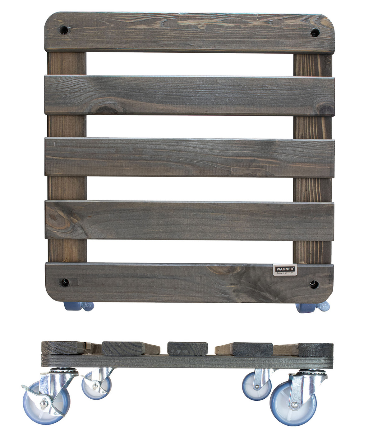 Wagner Pflanzroller Kiefer, lasiert, ca. B40/H12/T40 cm | Dehner